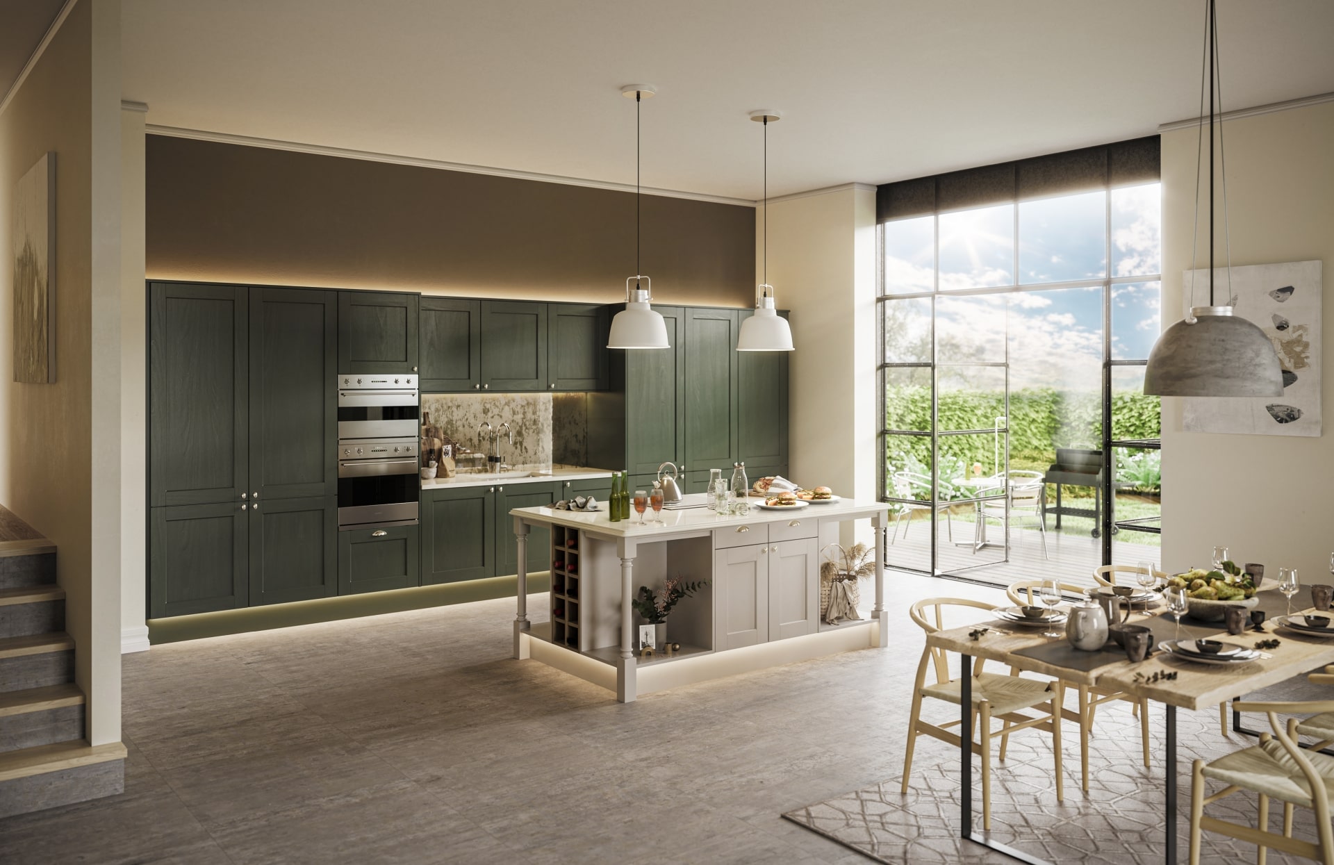 Balmoral - a traditional shaker kitchen door from Kesseler